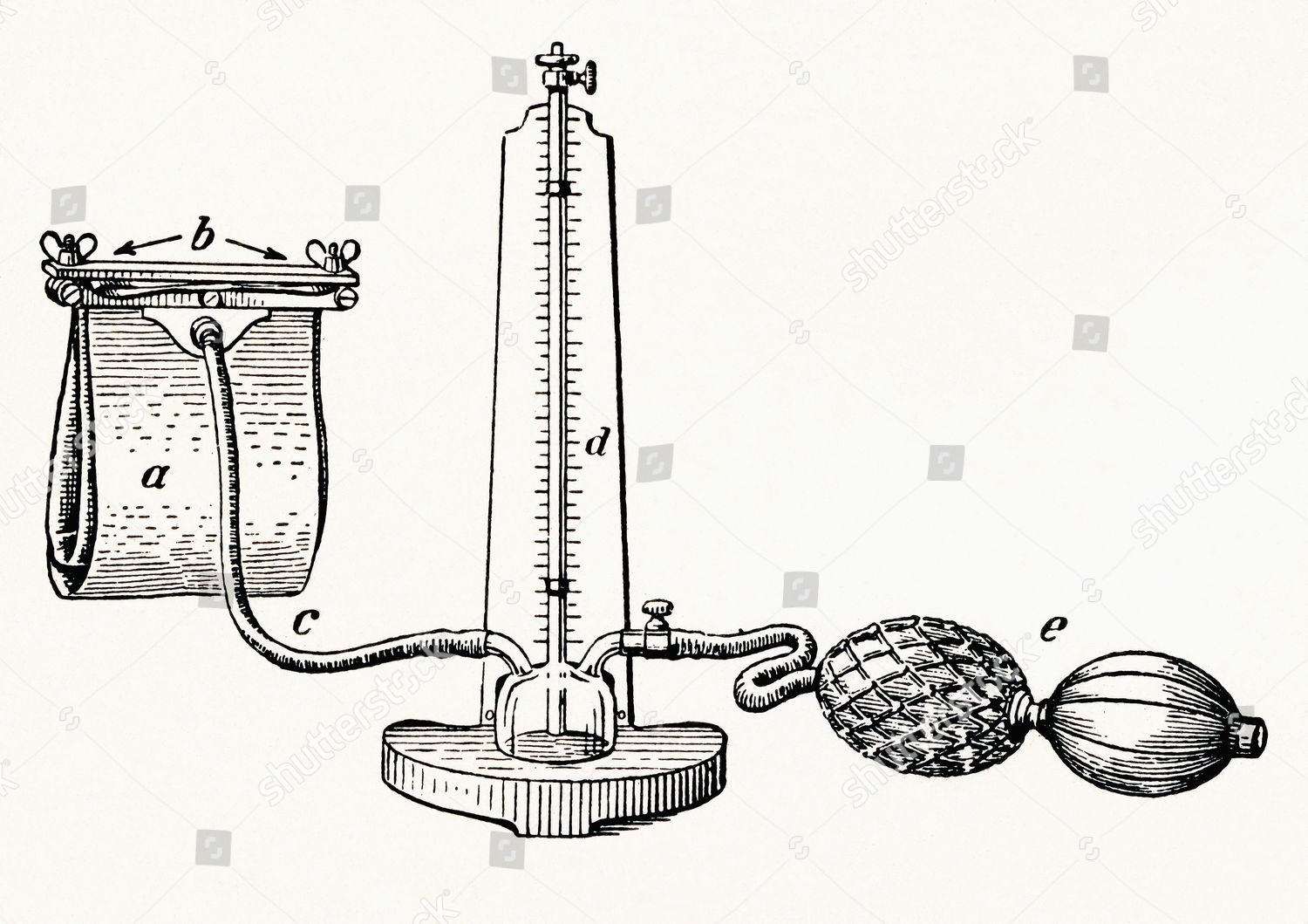 Early 20th Century Sphygmomanometer Aka Blood Editorial Stock Photo early-20th-century-sphygmomanometer-aka-blood-editorial-stock-photo