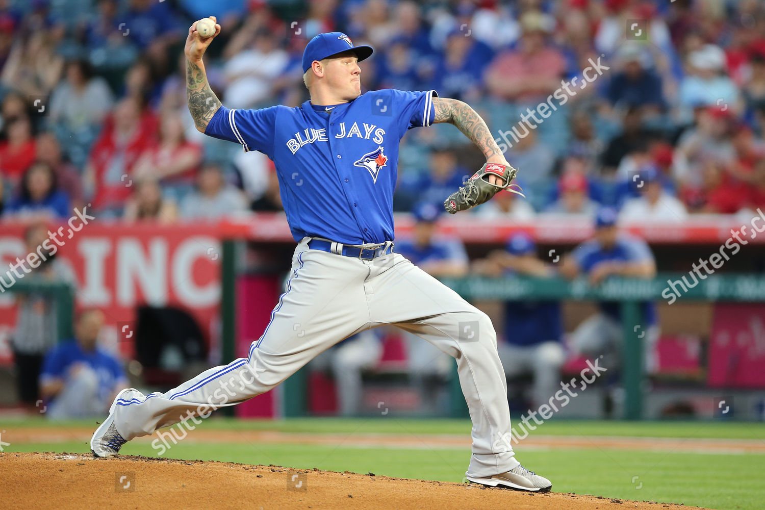 Toronto Blue Jays Center Fielder Dalton Editorial Stock Photo - Stock ...