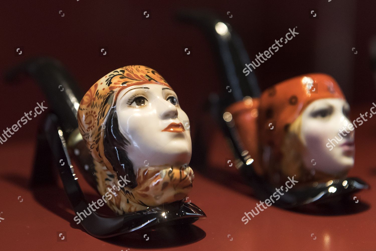 Pipe Motif Gypsy Woman 1920s By Editorial Stock Photo - Stock Image ...