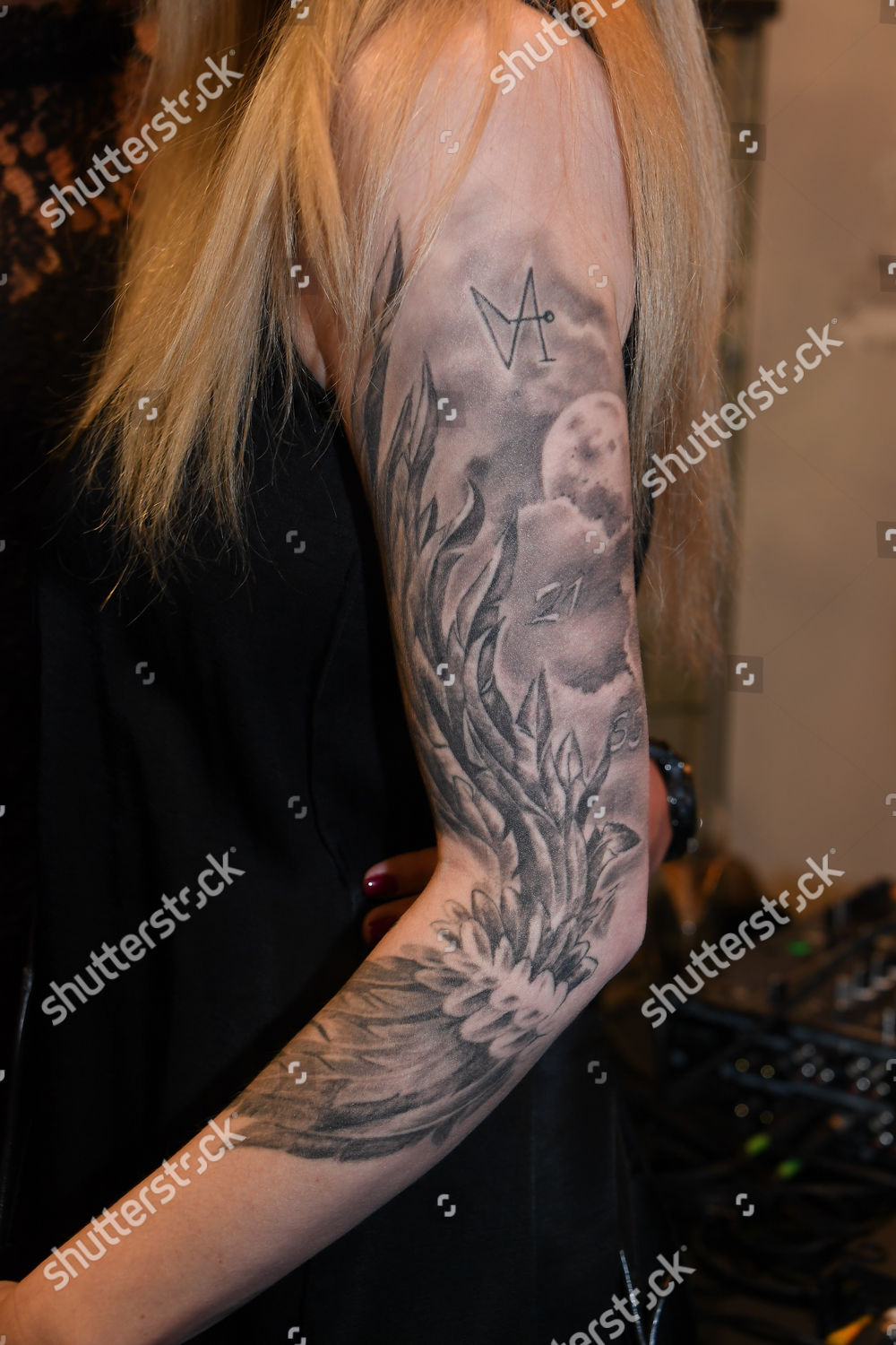 Tattoo Von Mirja Du Mont Editorial Stock Photo - Stock Image | Shutterstock