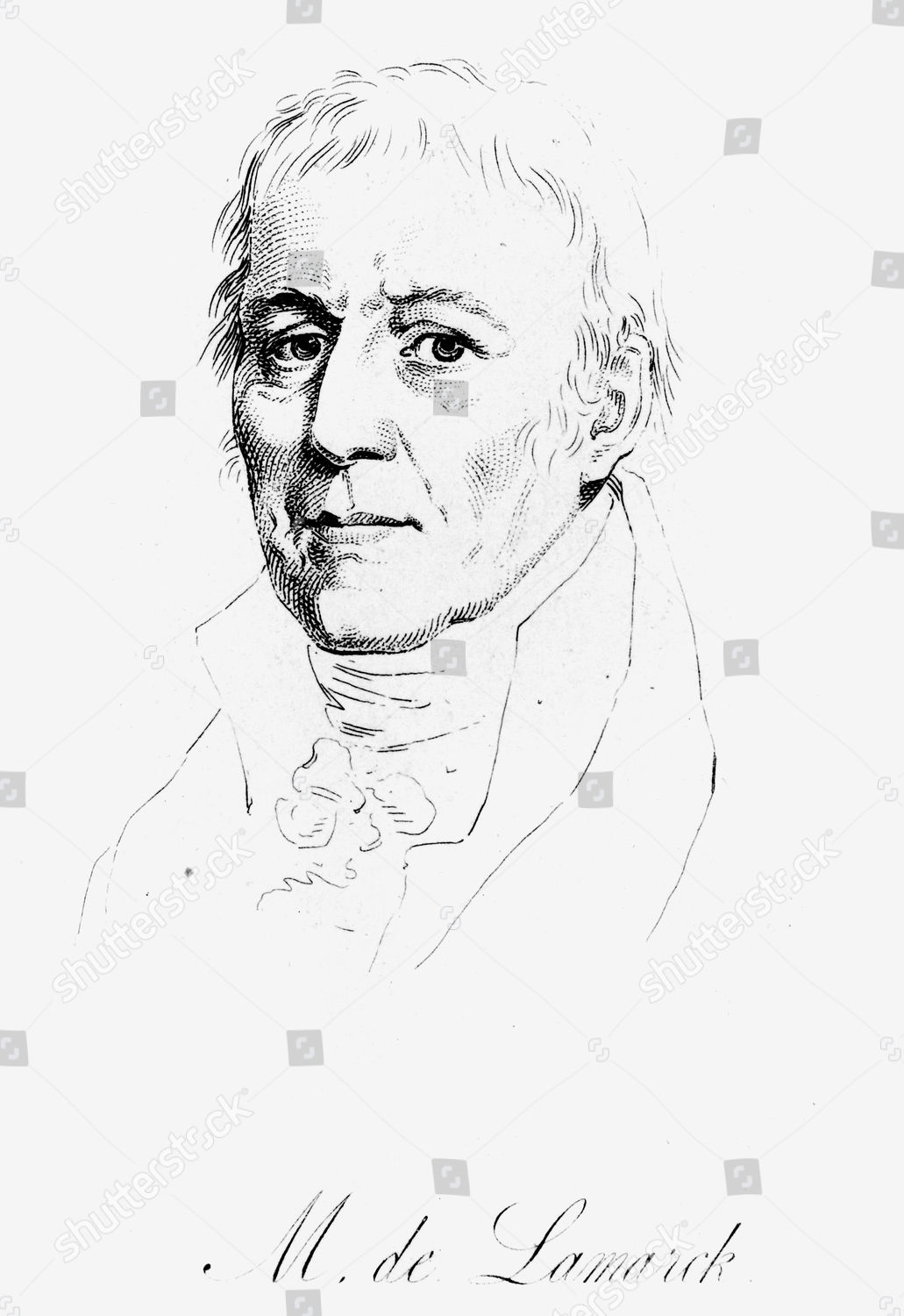 Chevalier De Lamarck 17441829 Jean Baptiste Editorial Stock Photo ...