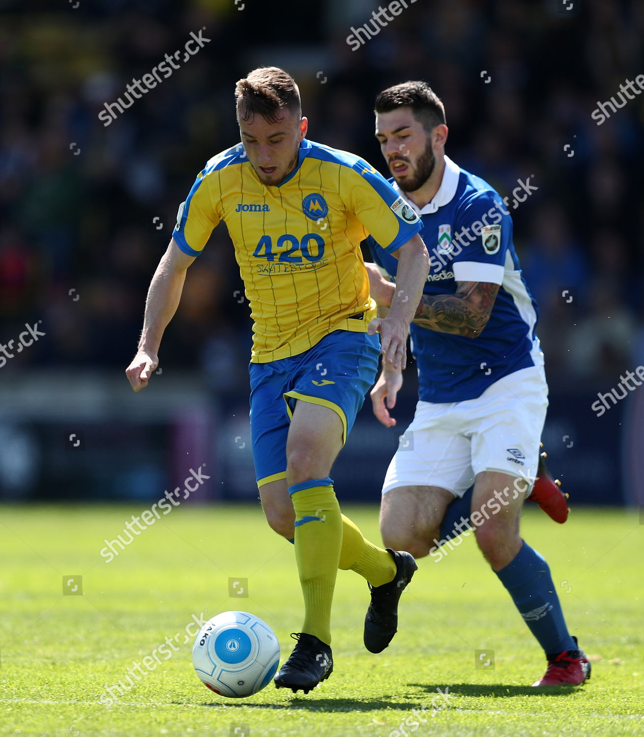 Luke Young Torquay United During National Editorial Stock Photo - Stock ...