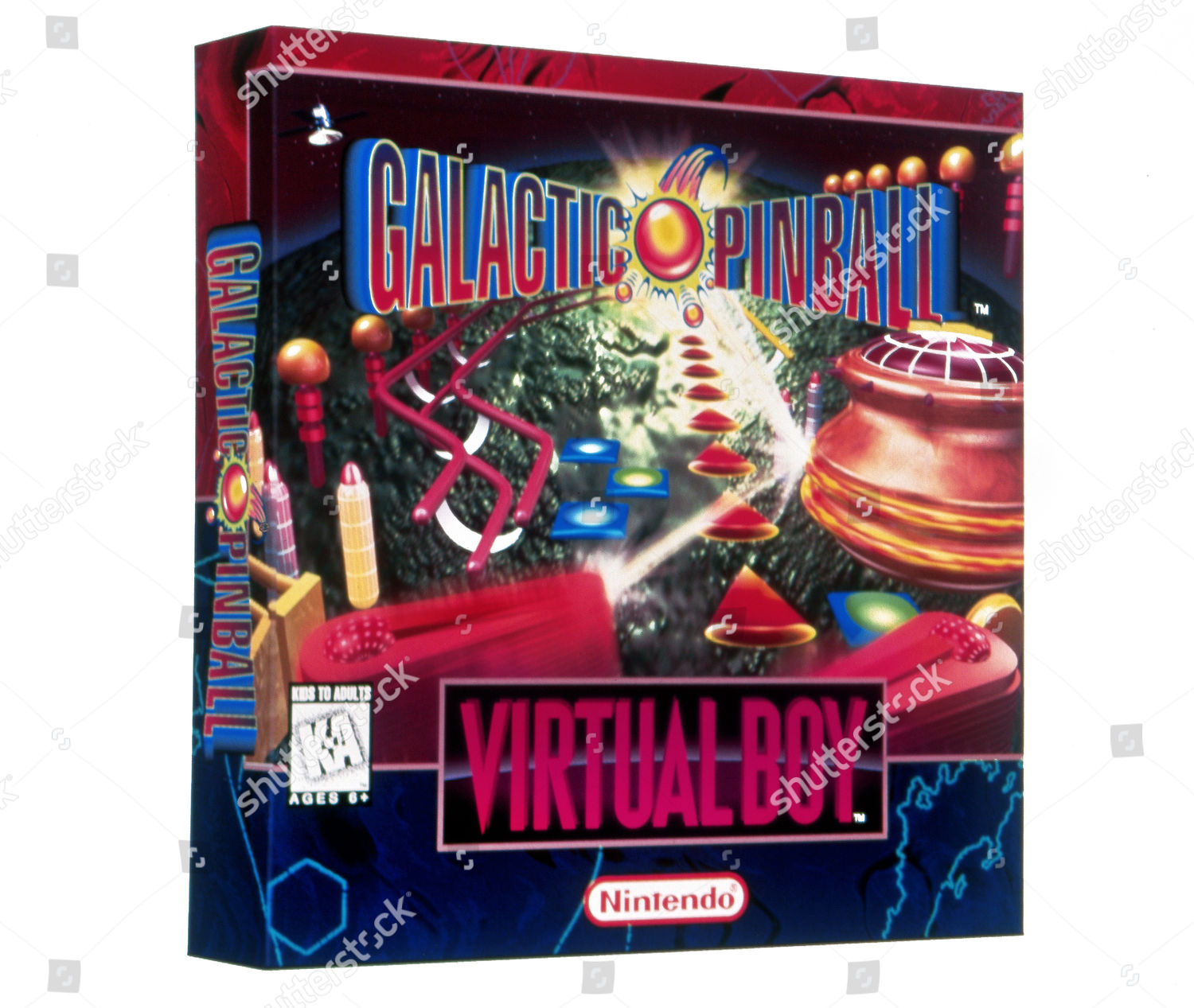 Nintendo Virtual Boy 1995 Galactic Pinball Editorial Stock Photo ...