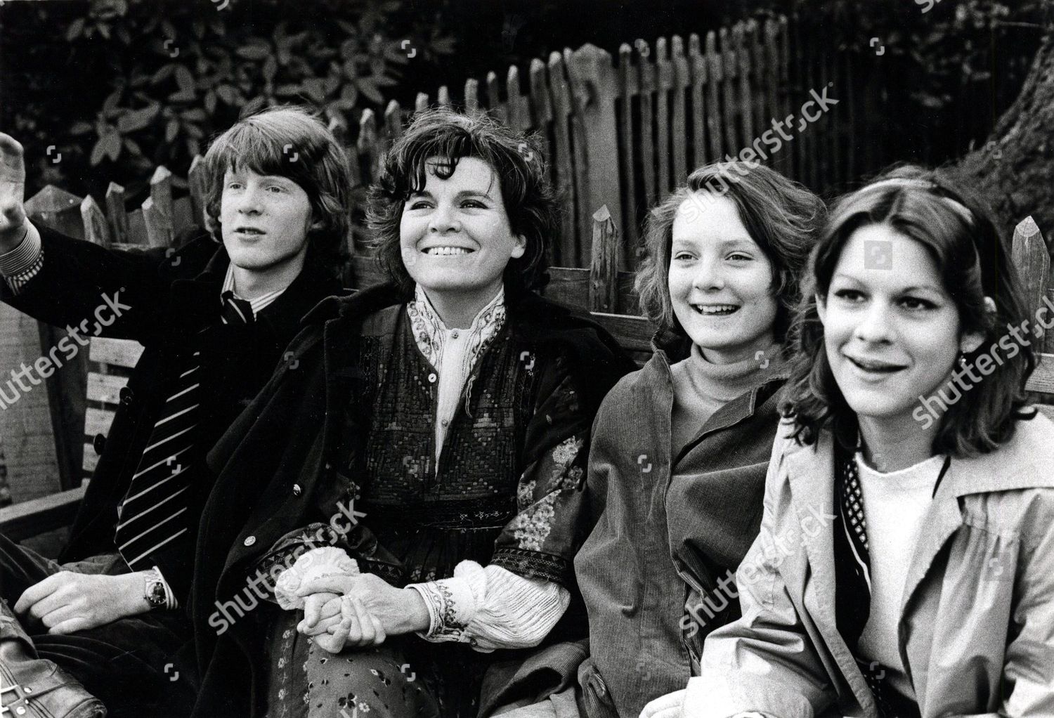 Gail Harris Gette Her Children Mark Editorial Stock Photo - Stock Image ...