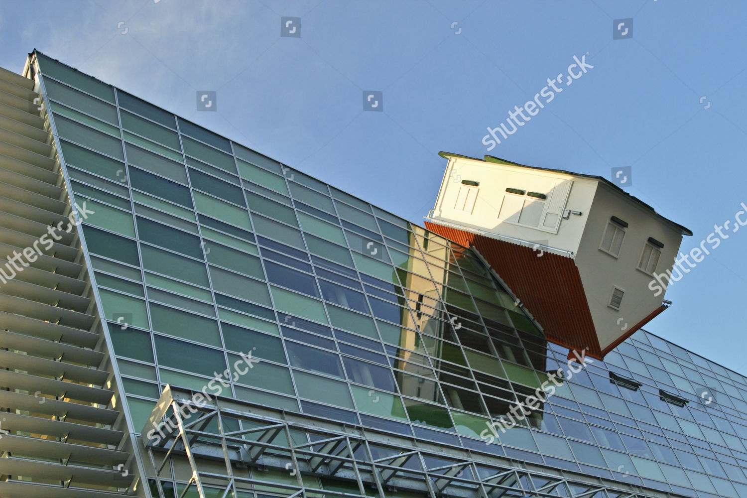 House On Roof Strabag Developing Construction Editorial Stock Photo ...