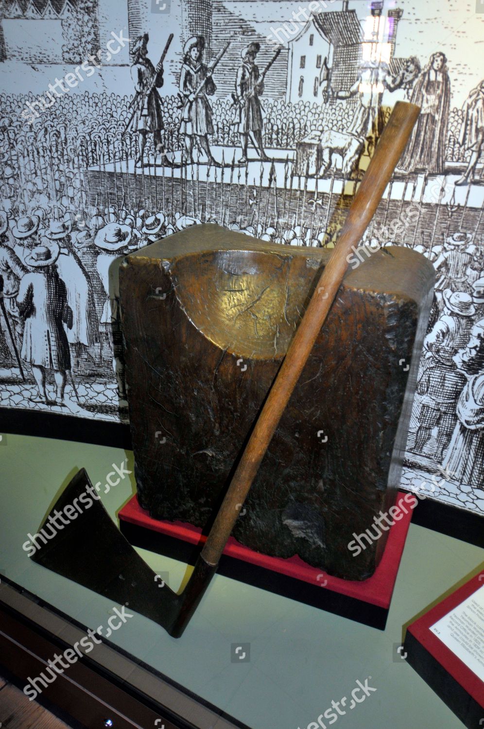 Tower London Execution Block Axe On Editorial Stock Photo - Stock Image ...