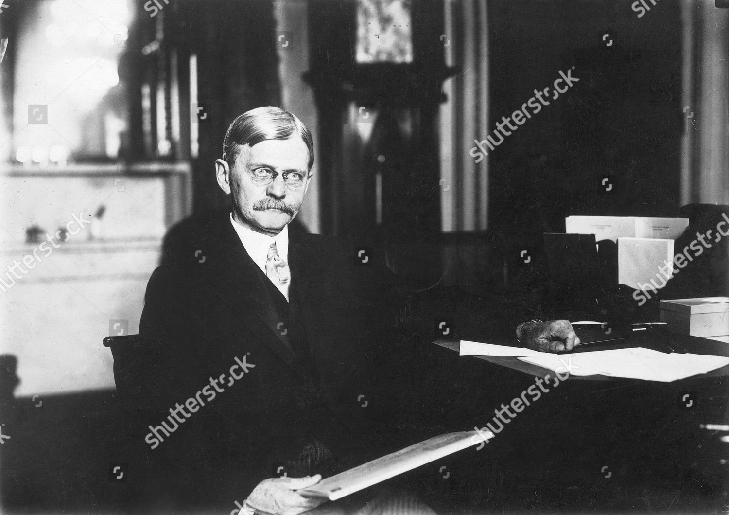 Thomas R Marshall 18541925 28th Vice Editorial Stock Photo - Stock ...
