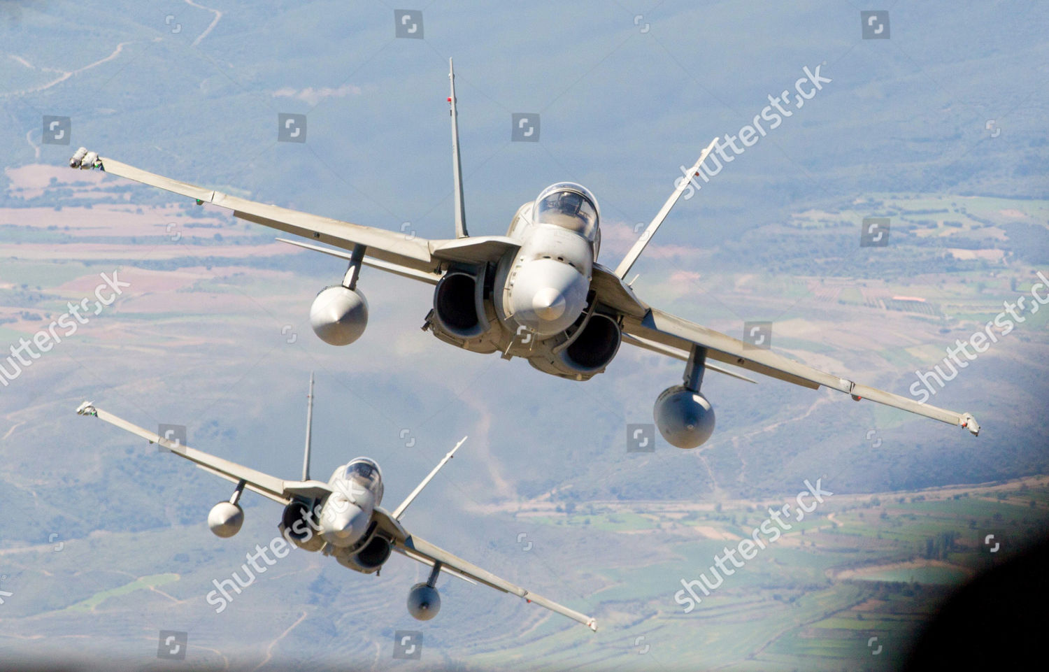 Spanish Air Force F18 Planes That Editorial Stock Photo - Stock Image ...