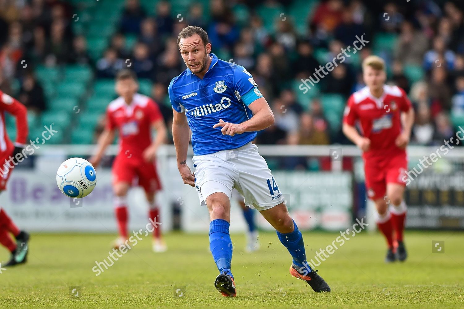 Eastleigh Midfielder Sam Togwell 14 During Editorial Stock Photo ...