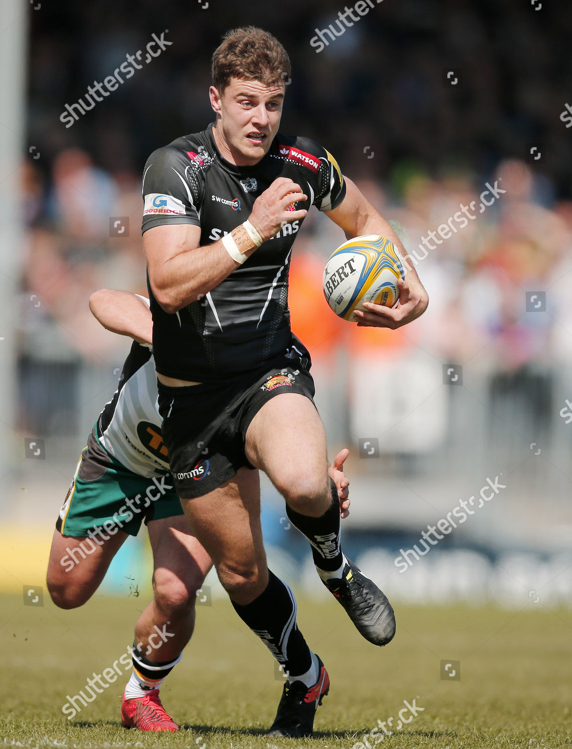 Ollie Devoto Exeter Chiefs On Break Editorial Stock Photo - Stock Image ...