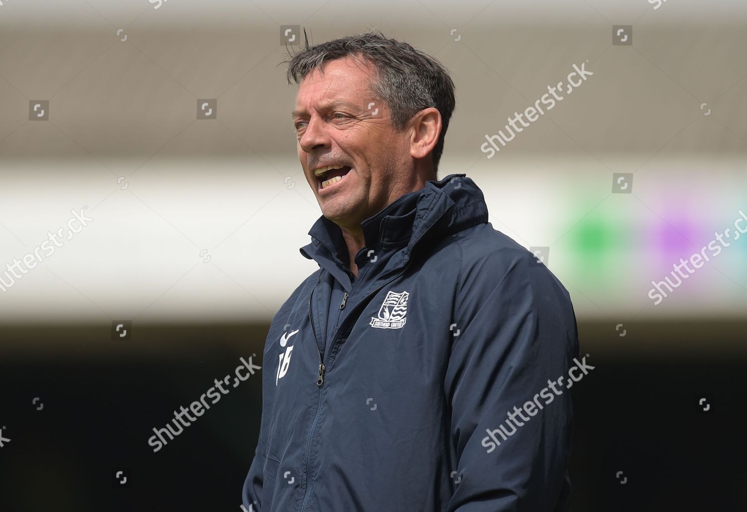 Southend United Manager Phil Brown During Editorial Stock Photo - Stock ...