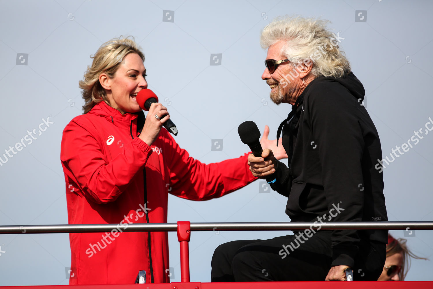 Jo Pickard Sir Richard Branson Virgin Editorial Stock Photo - Stock ...