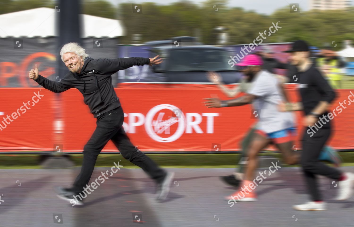 Sir Richard Branson Running Virgin Sport Editorial Stock Photo - Stock ...
