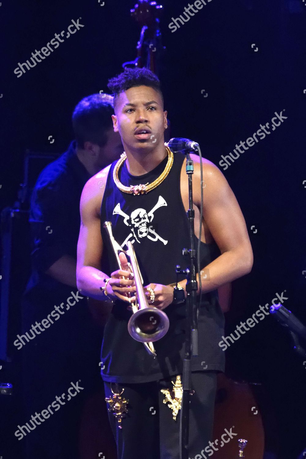 American Jazzman Christian Scott Trumpet Player Editorial Stock Photo ...