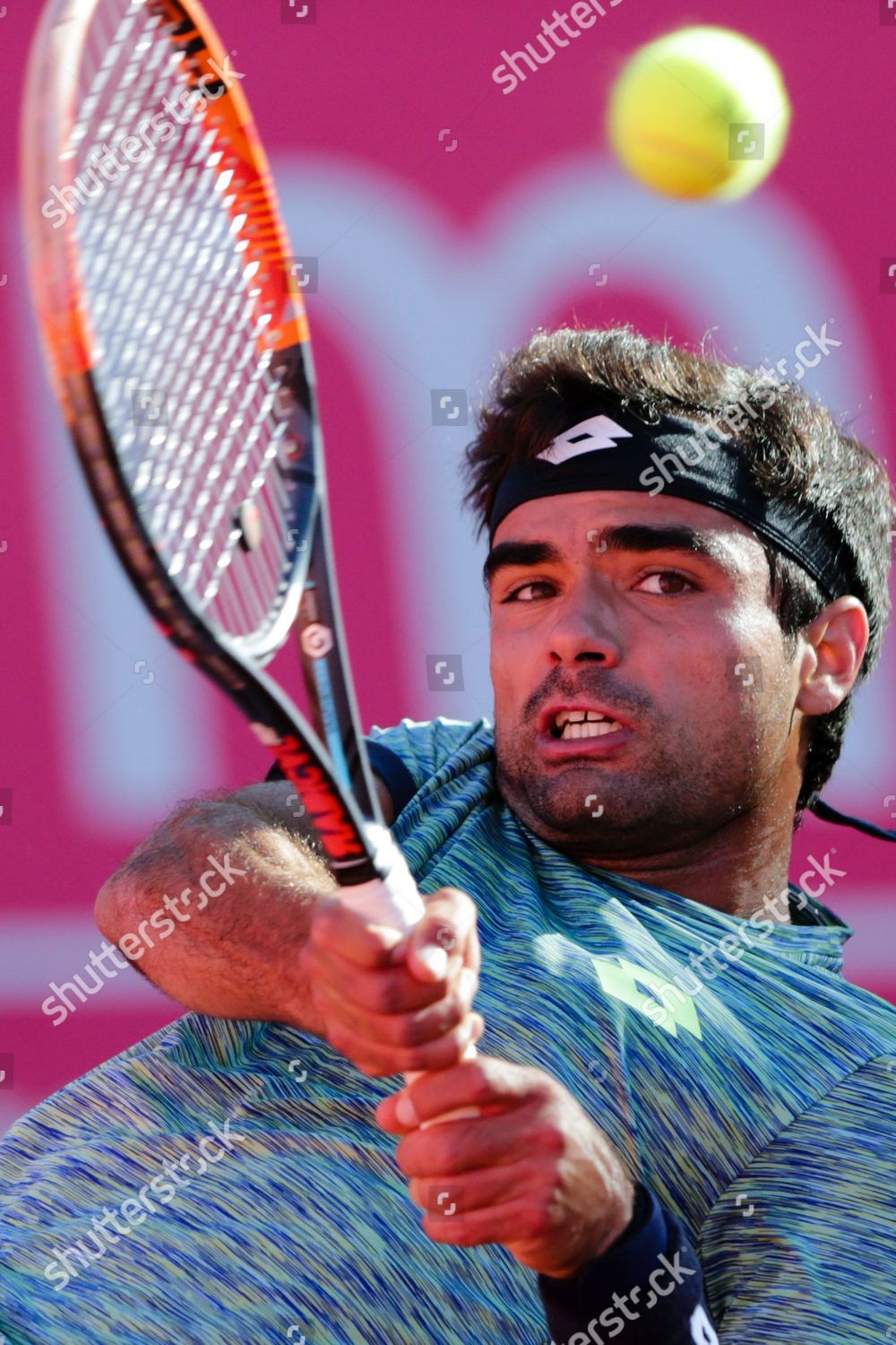 Portuguese Tennis Player Frederico Silva Action Editorial Stock Photo ...