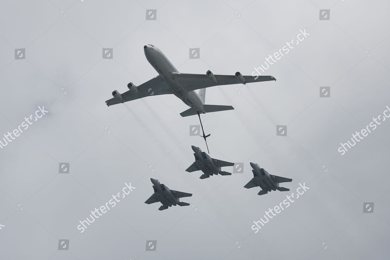 Israeli Kc135 Stratotanker Boeing 707 Top Editorial Stock Photo - Stock ...