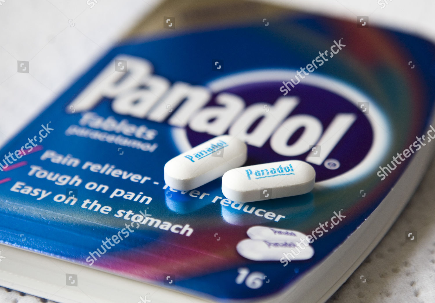 Packet Panadol Painkillers Two Tablets On Editorial Stock Photo - Stock ...
