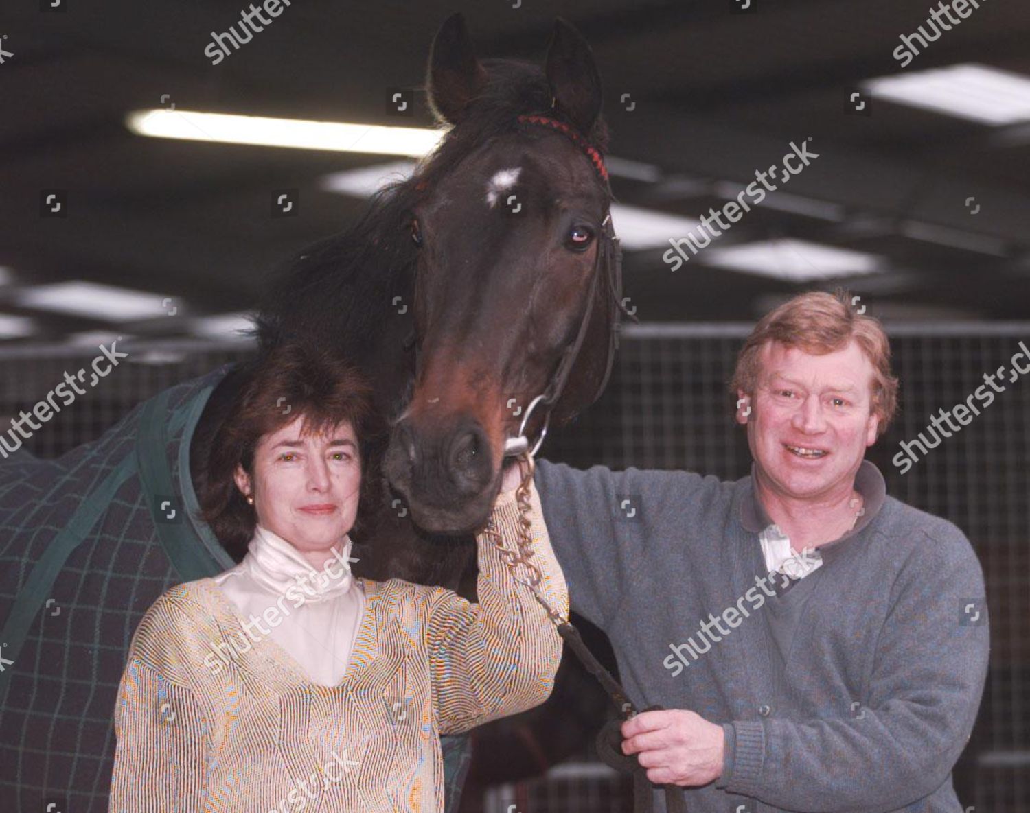 Racehorse Trainer Jim Old His Fiancie Editorial Stock Photo - Stock ...