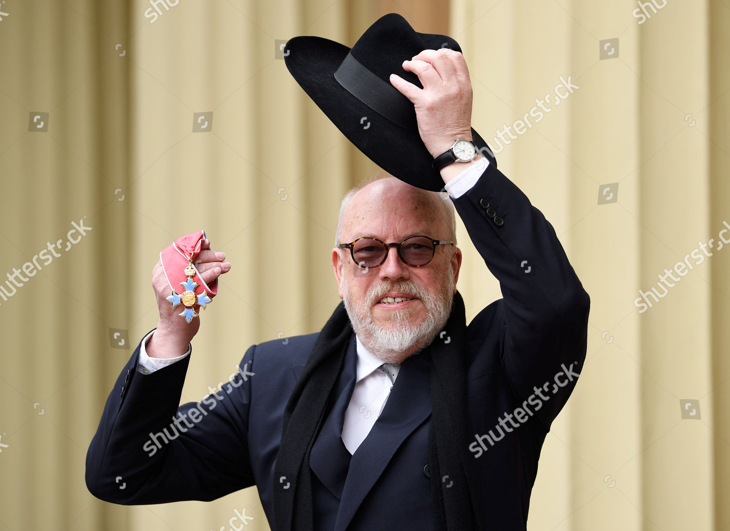 Political Cartoonist Peter Brookes Shows His Editorial Stock Photo ...