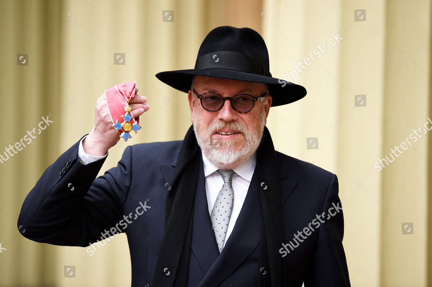 Political Cartoonist Peter Brookes Shows His Editorial Stock Photo ...
