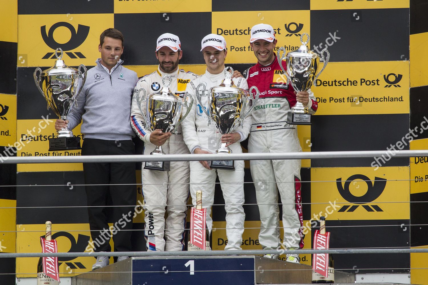 Winners Podium Opening Dtm Race Lucas Editorial Stock Photo - Stock ...