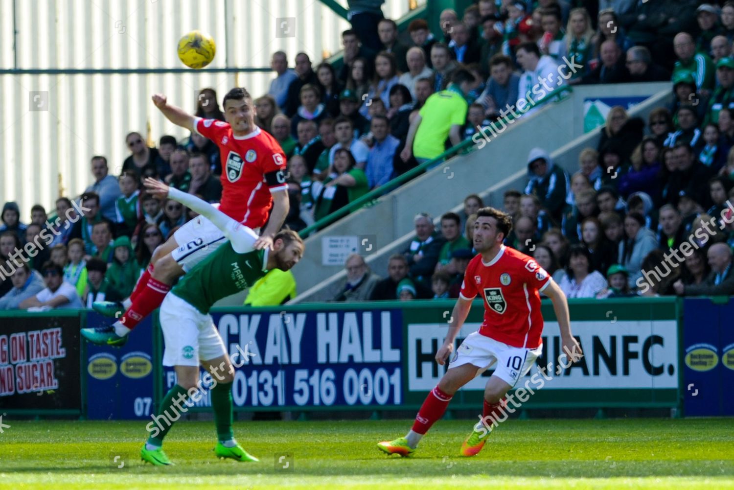 Stephen Mcginn Wins Ball Over Andrew Editorial Stock Photo - Stock ...