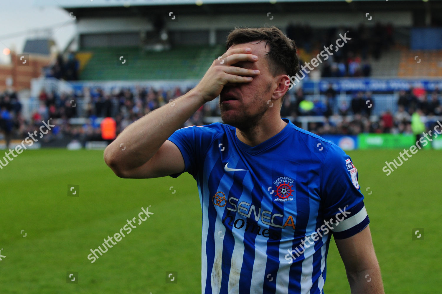 Emotional Carl Magnay Hartlepool United Final Editorial Stock Photo ...