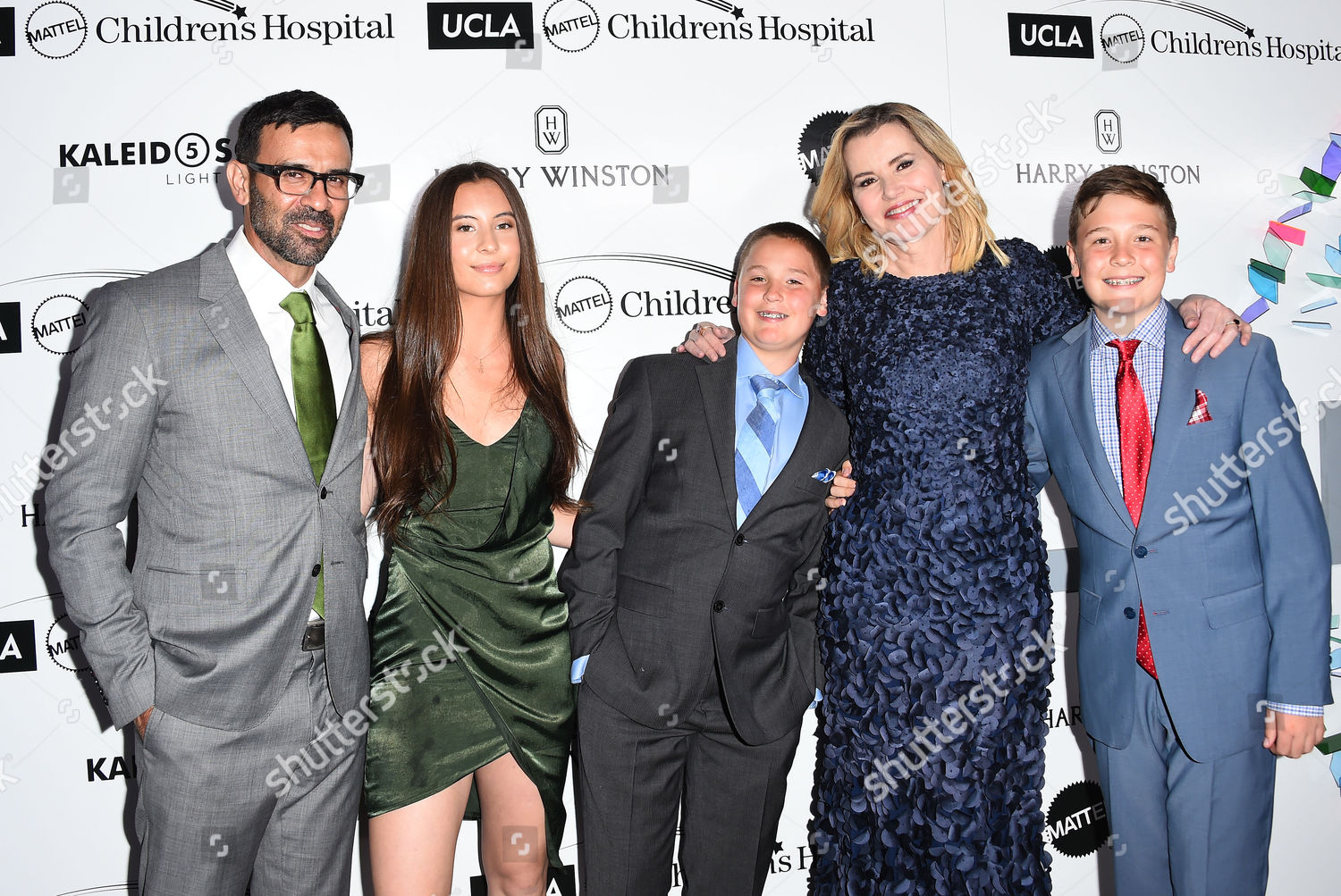 Reza Jarrahy Geena Davis Daughter Alizeh Editorial Stock Photo - Stock ...