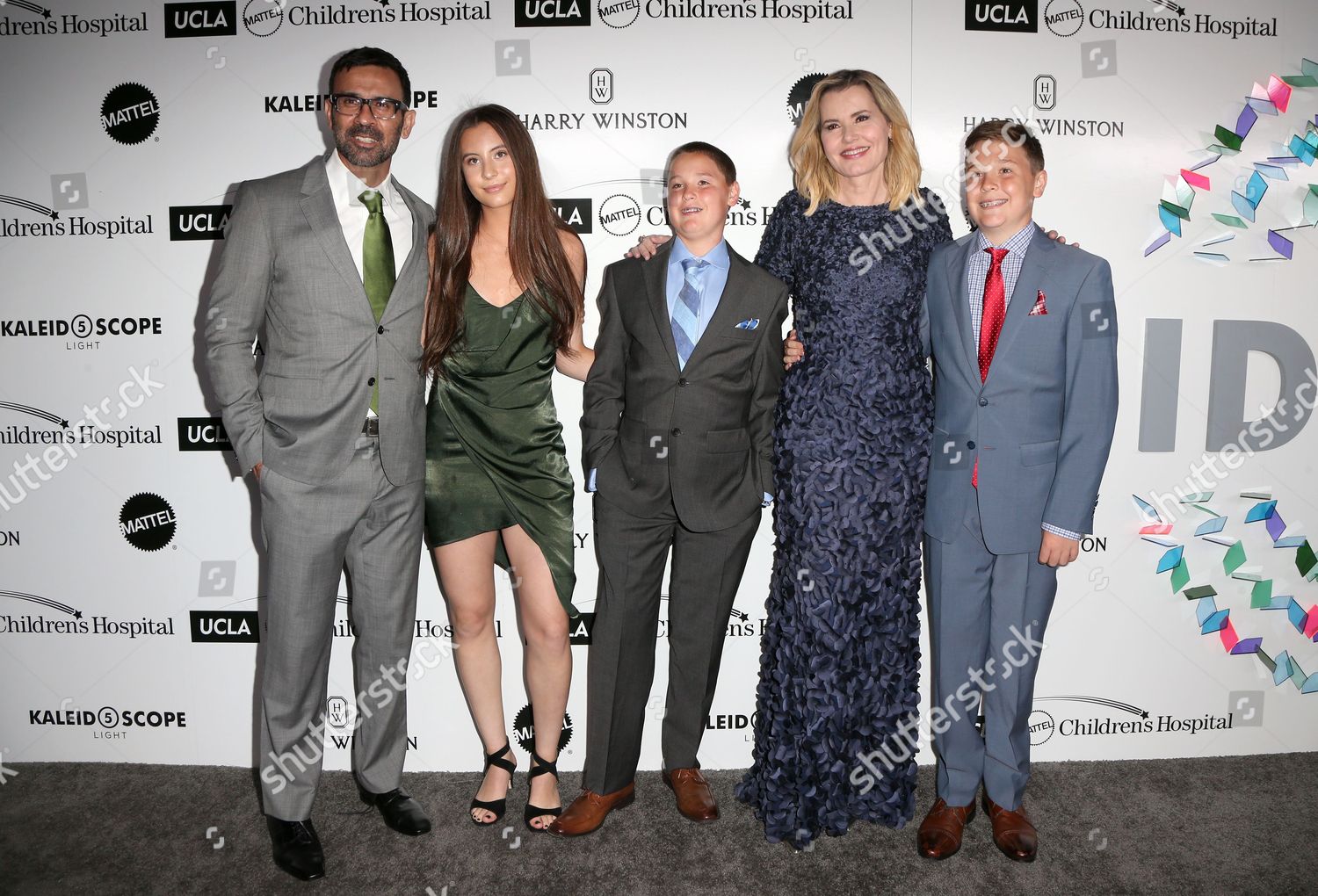 Reza Jarrahy Geena Davis Daughter Alizeh Editorial Stock Photo - Stock ...