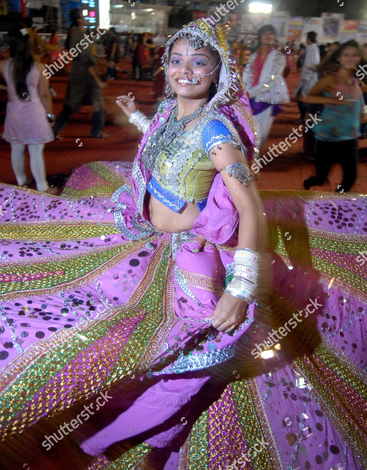 Indian Girl Wearing Traditional Costume Participates Editorial Stock ...