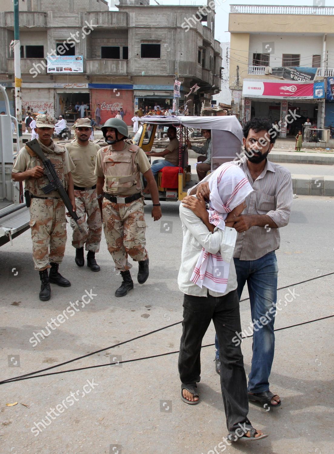 Pakistani Rangers Arrest Suspected Criminal During Editorial Stock ...