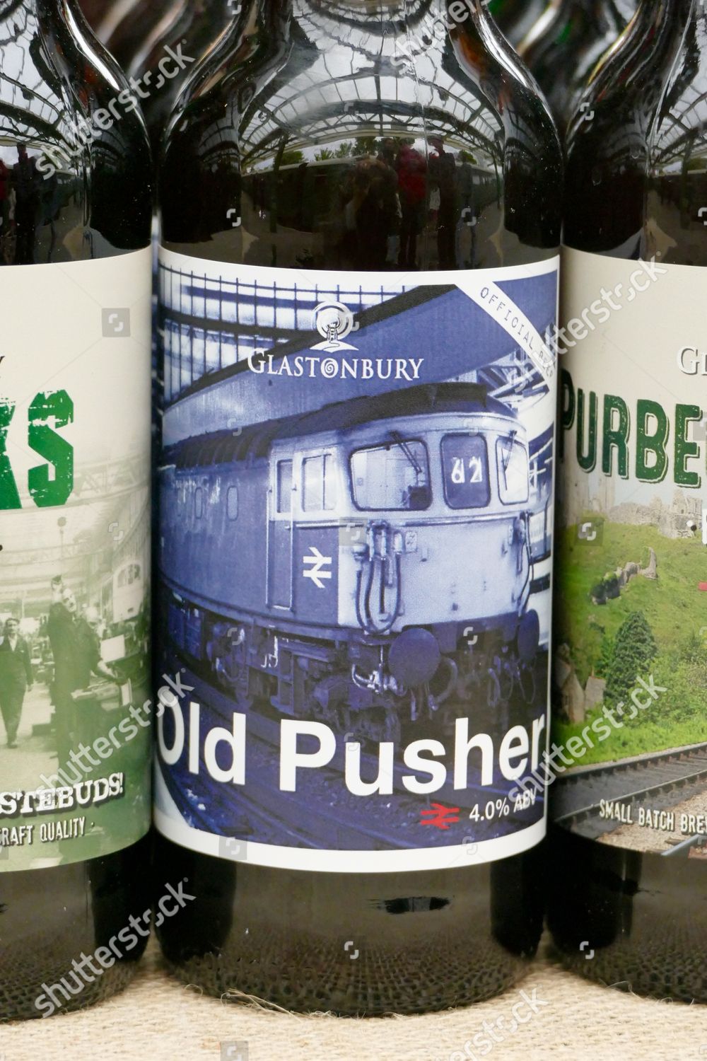 Train Themed Beers On Sale Swanage Editorial Stock Photo - Stock Image ...