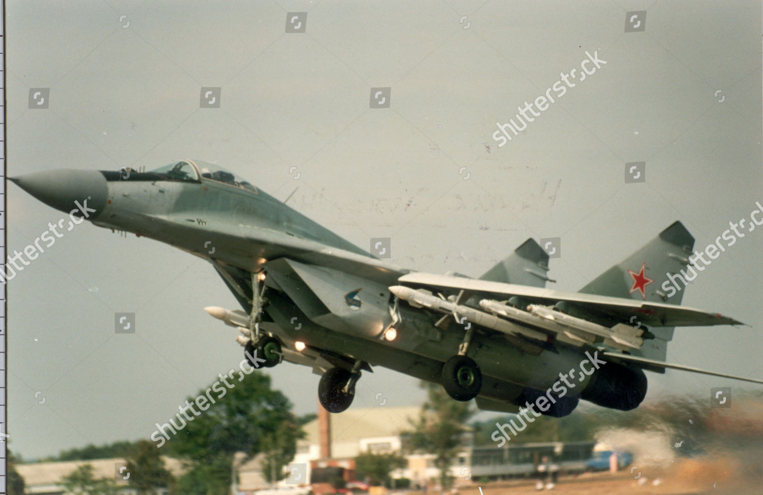Mig 29 Fulcrum Fighter Soviet Air Editorial Stock Photo - Stock Image ...