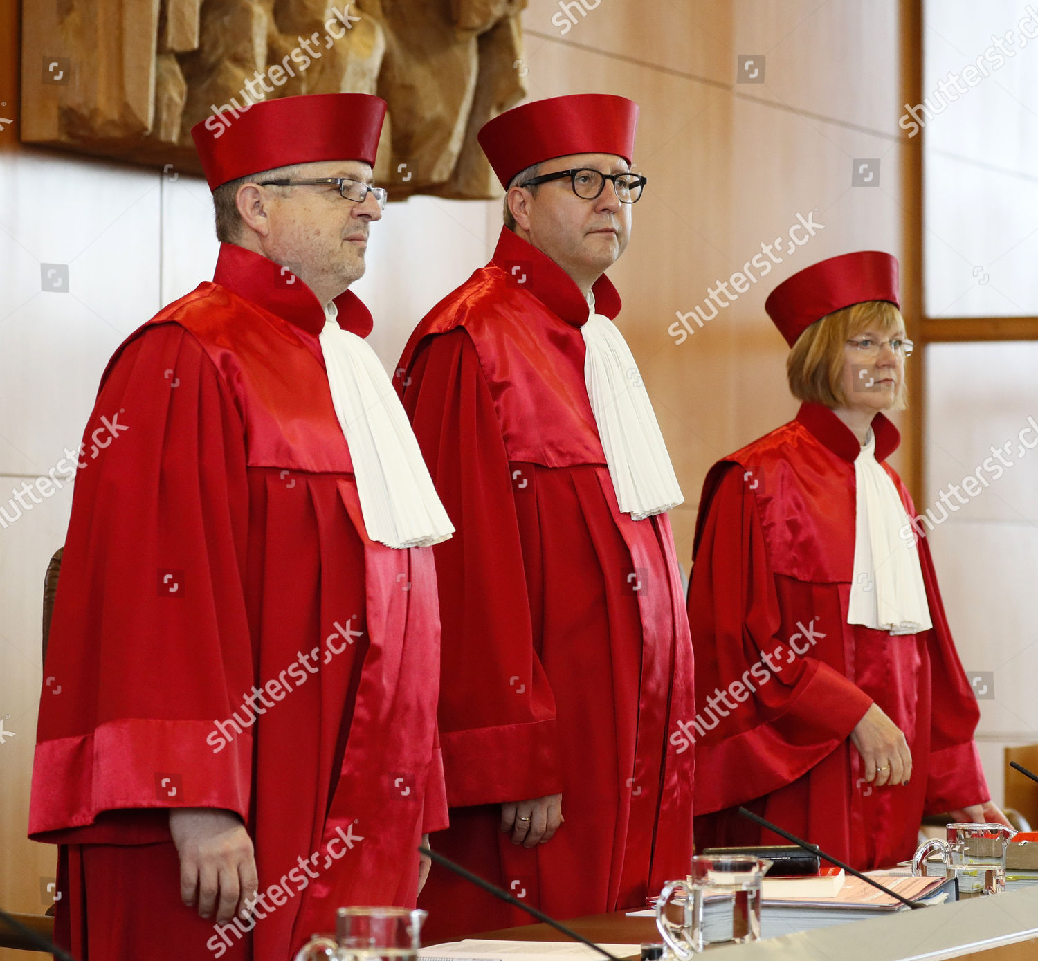 Lr Judges Peter M Huber Presiding Editorial Stock Photo - Stock Image ...