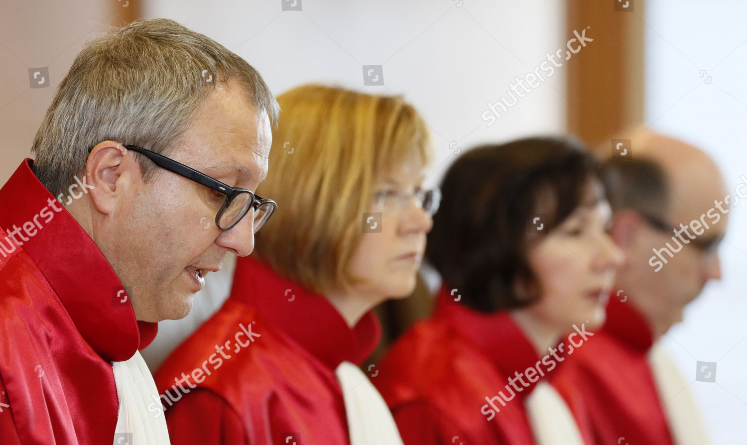 Lr Judges Presiding Judge Andreas Vosskuhle Editorial Stock Photo ...