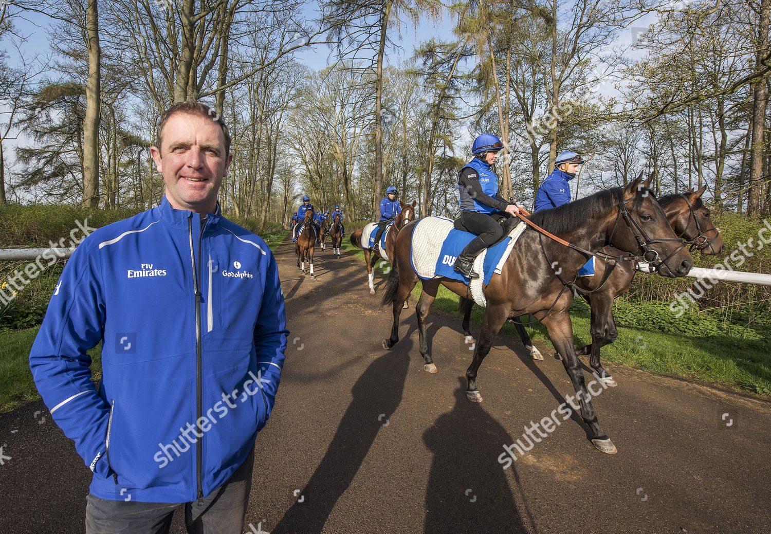 Godolphin Trainer Charlie Appleby Godolphin Stables Editorial Stock ...