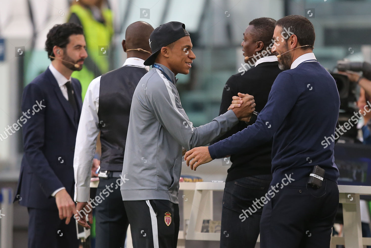 Kylian Mbappe Monaco Shakes Hands Robert Editorial Stock Photo - Stock ...