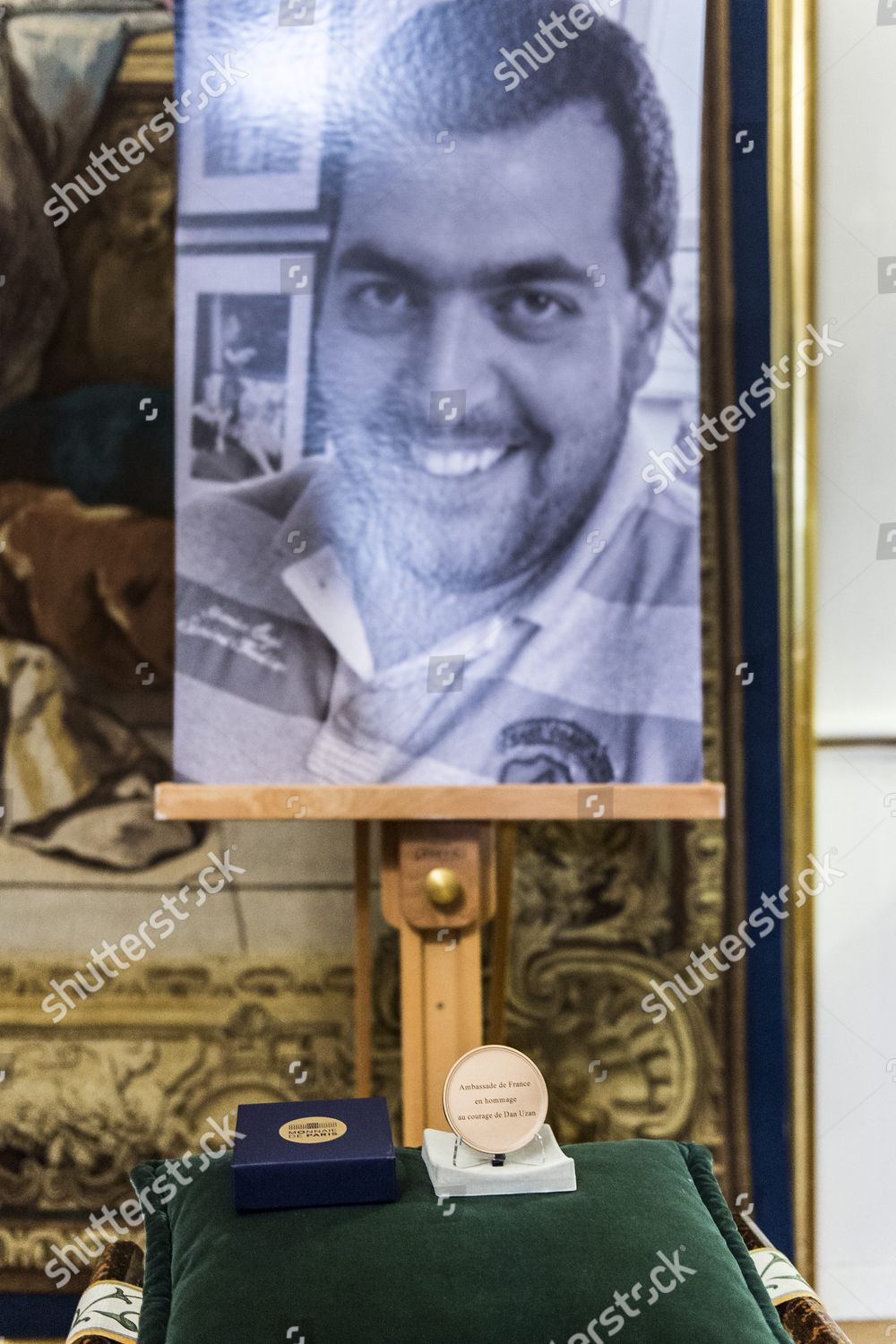 Medal Placed Beneath Photo Dan Uzan Editorial Stock Photo - Stock Image ...