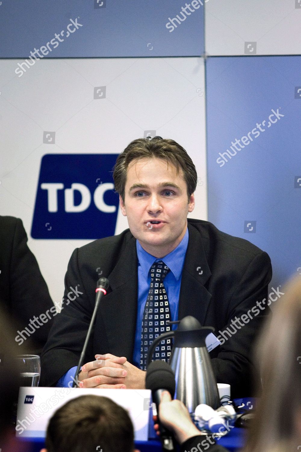 Kurt Bjoerklund Nordic Telephone Company Speaks Editorial Stock Photo ...