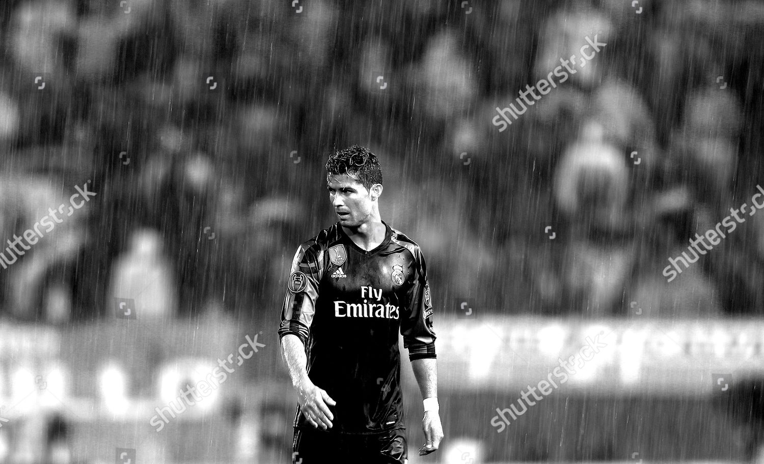 Cristiano Ronaldo Real Madrid Stands Pouring Editorial Stock Photo ...