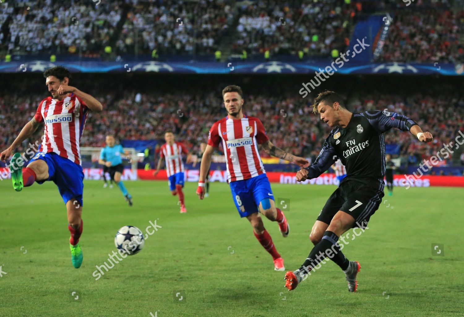 Cristiano Ronaldo Real Madrid Crosses Ball Editorial Stock Photo ...