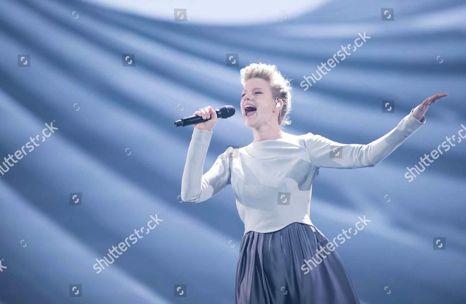 Isabella Lueen Germany Performs Her Song Editorial Stock Photo - Stock ...
