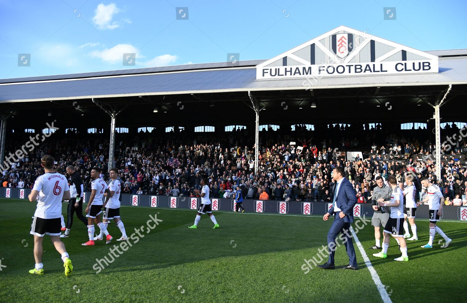 Fulham Players Management On Their Post Editorial Stock Photo - Stock ...