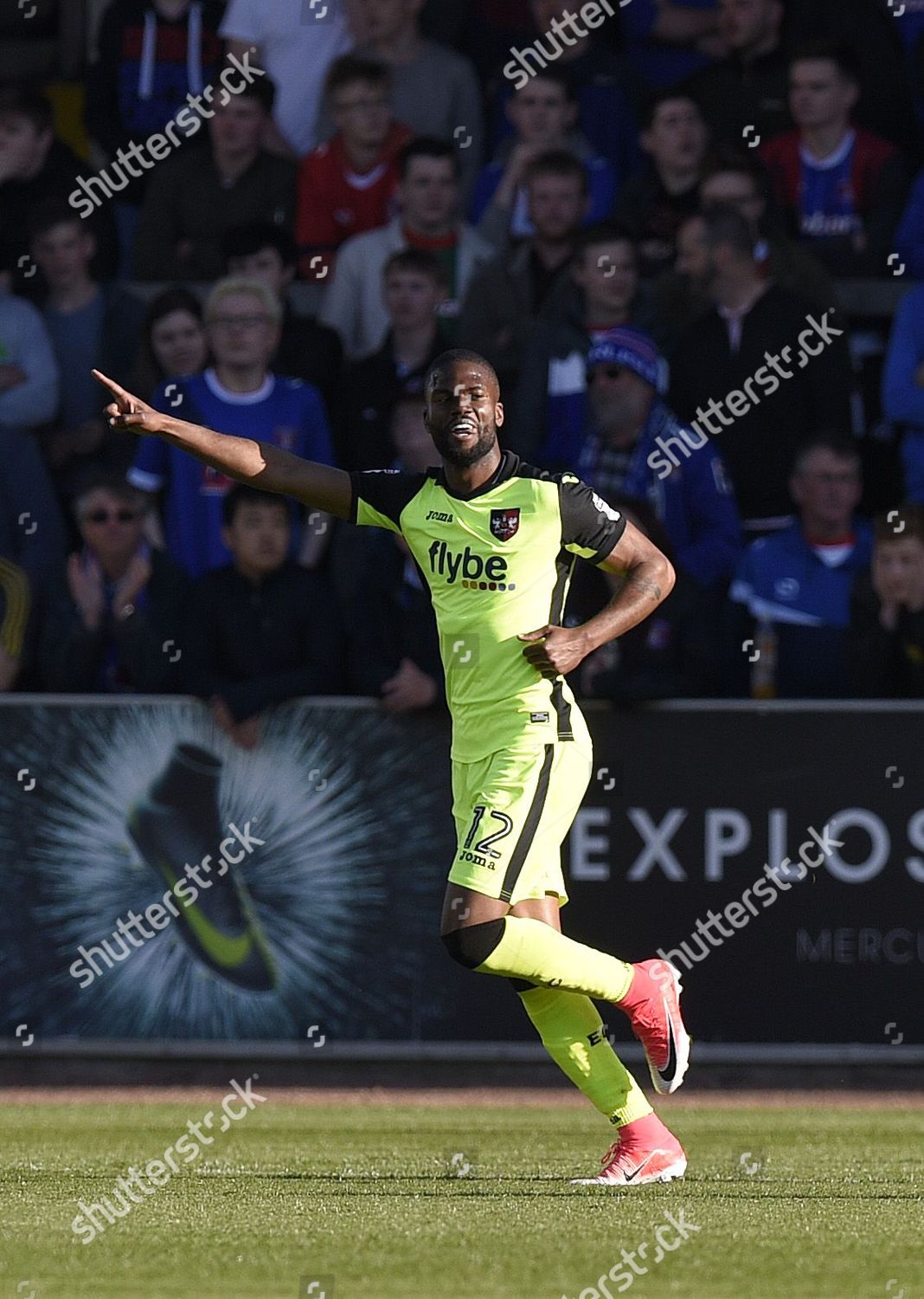 Joel Grant Exeter City Celebrates Scoring Editorial Stock Photo - Stock ...