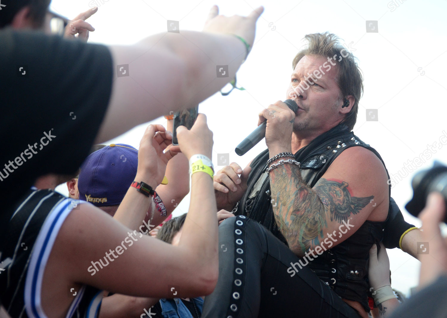 Lead Singer Chris Jericho Band Fozzy Editorial Stock Photo - Stock ...
