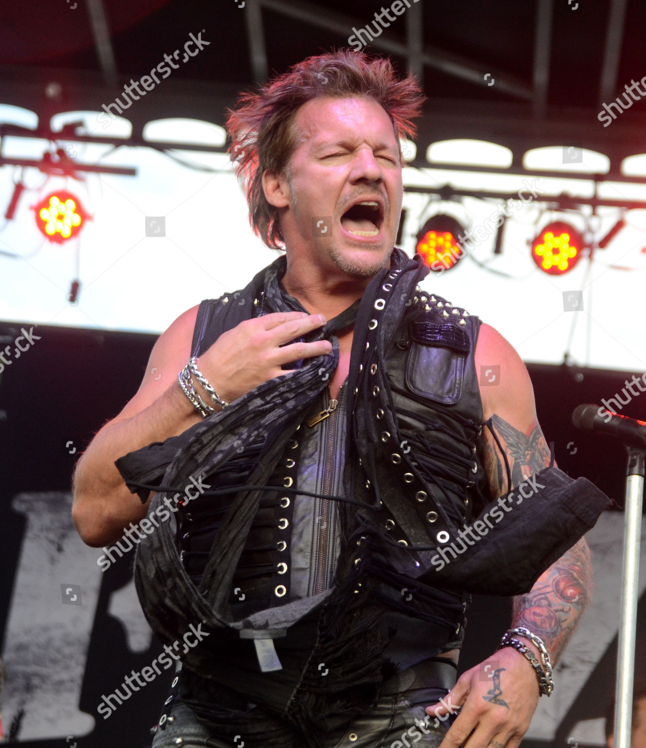 Lead Singer Chris Jericho Band Fozzy Editorial Stock Photo - Stock ...