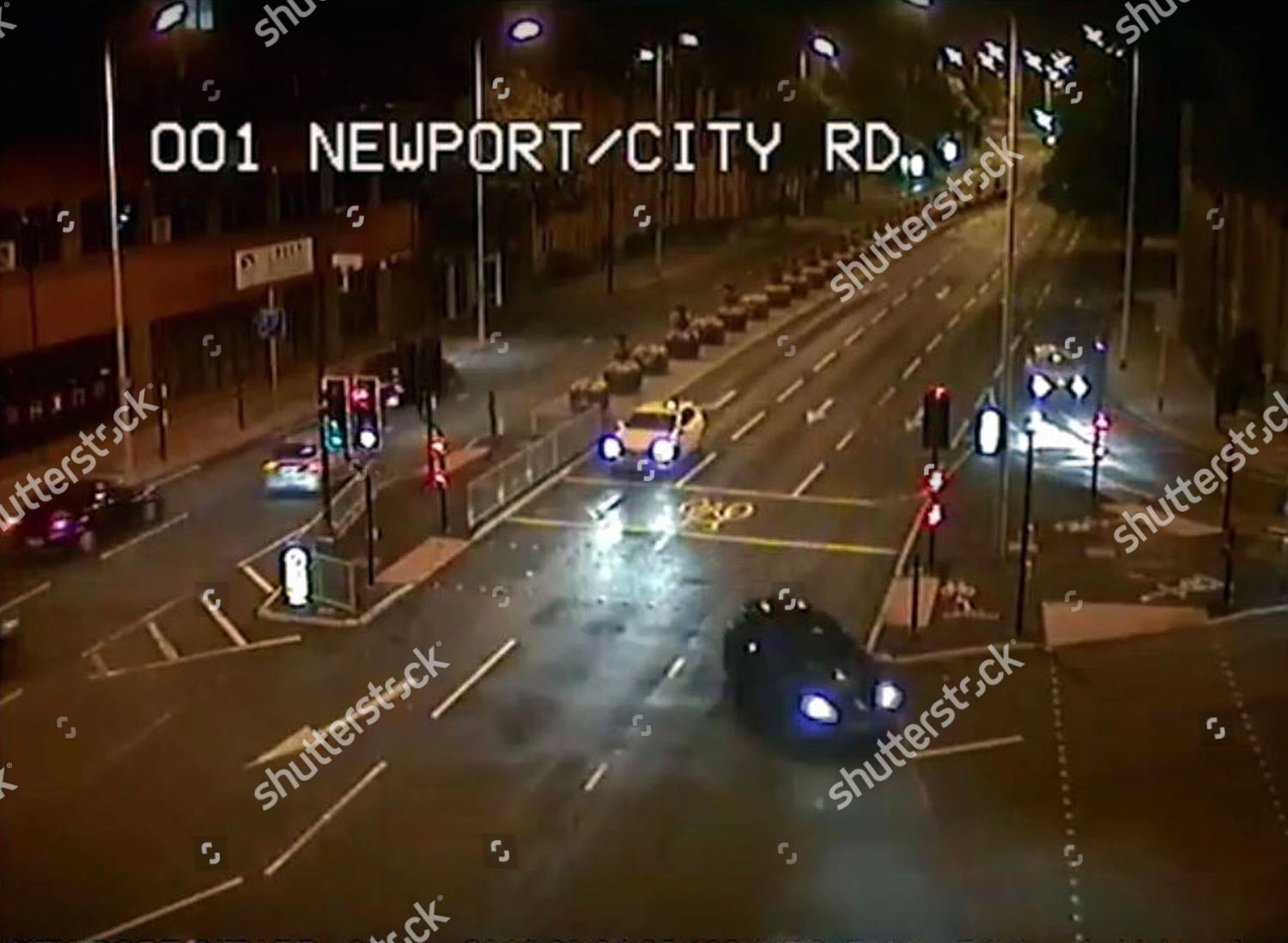 Cctv Screen Grab Showing Bmw Driven Editorial Stock Photo - Stock Image ...