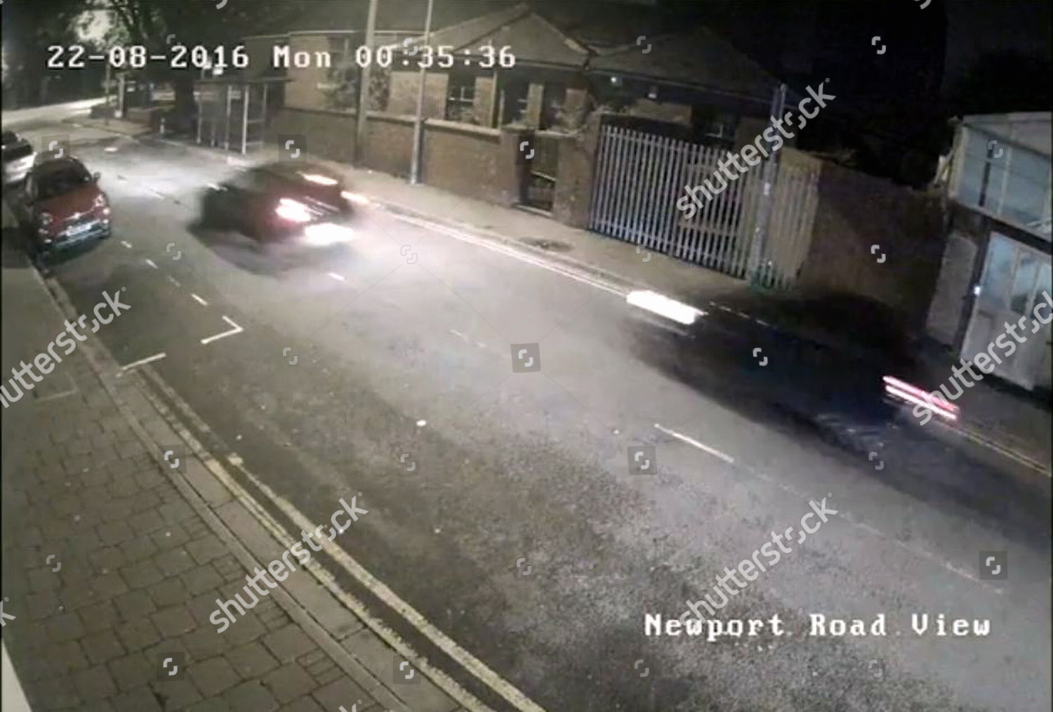 Cctv Screen Grab Showing Bmw Driven Editorial Stock Photo - Stock Image ...
