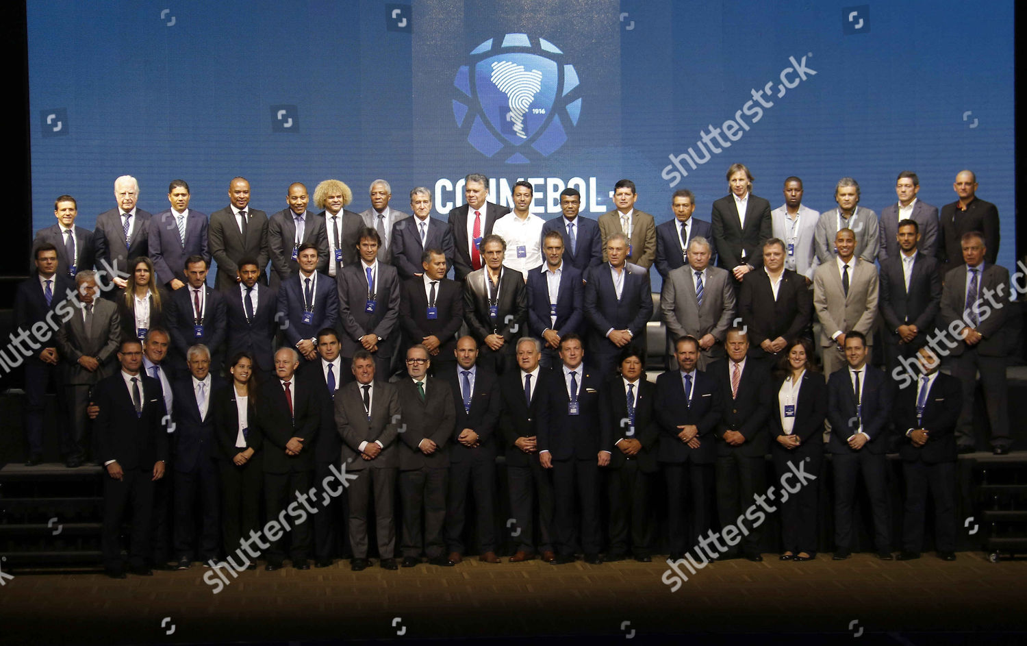 Official Photograph Former Soccer Players Coaches Editorial Stock Photo ...