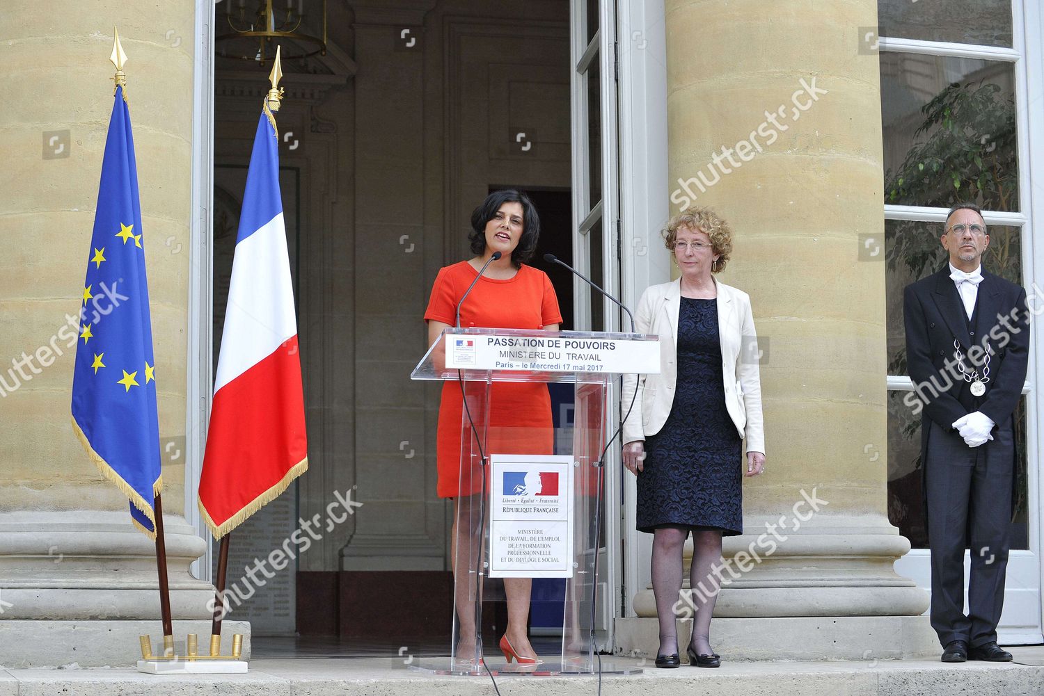 Outgoing French Labour Minister Myriam El Editorial Stock Photo - Stock ...